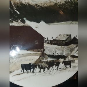 Accents | Vintage Porcelain Andrew Wyeth Plate For Georg Jensen The ...